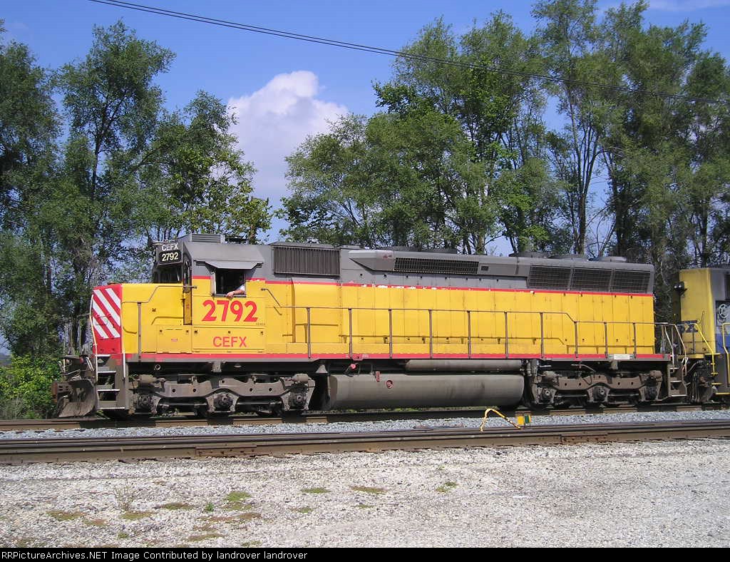 CEFX 2792 On CSX Q 501 - 17 Southbound